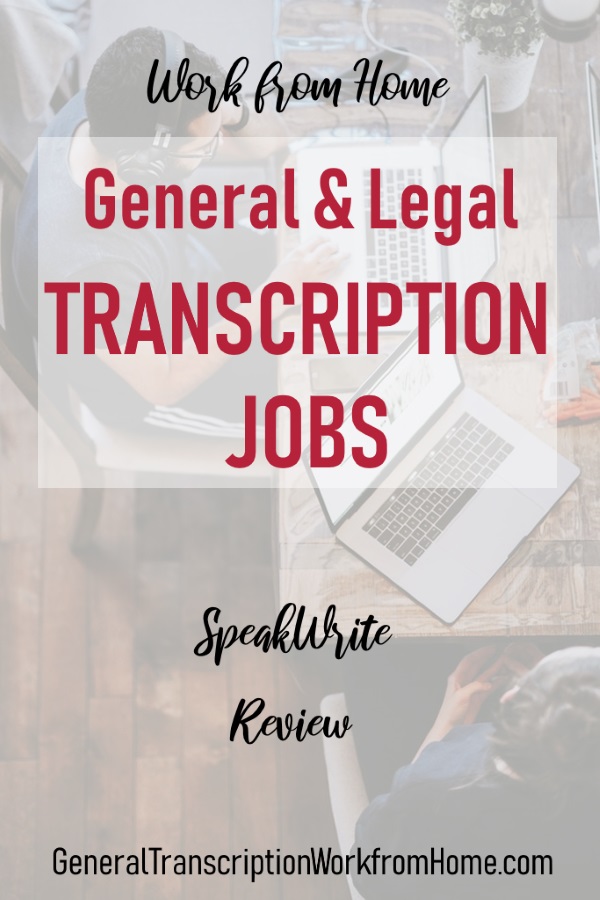 Transcription Jobs With SpeakWrite - Transcription Work from Home