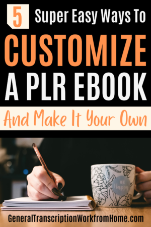 5 Super Easy Ways to Customize a PLR eBook and Make it Unique - Work from Home Jobs, Online Jobs ...