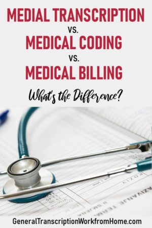 Medical Transcription vs Medical Coding vs Medical Billing - Work from ...