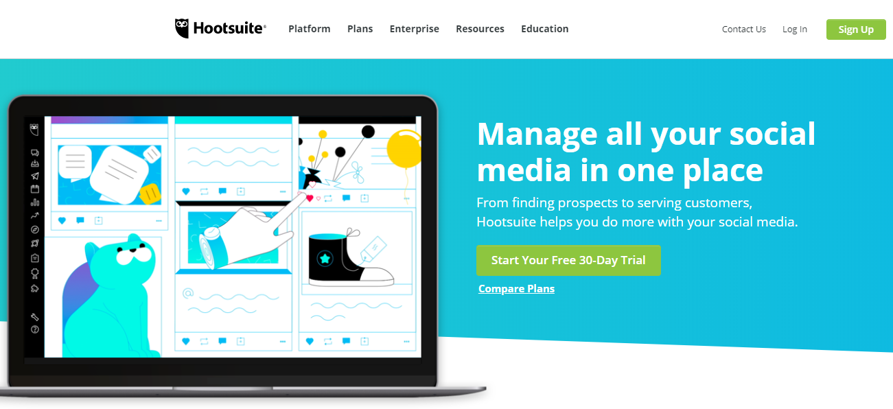 How to Automate and Manage Your Social Media - Hootsuite Review - Work ...