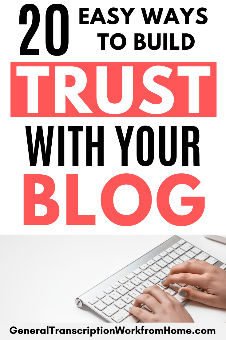 Top 20 Ways to Build Trust With Your Blog and Skyrocket Your Online ...