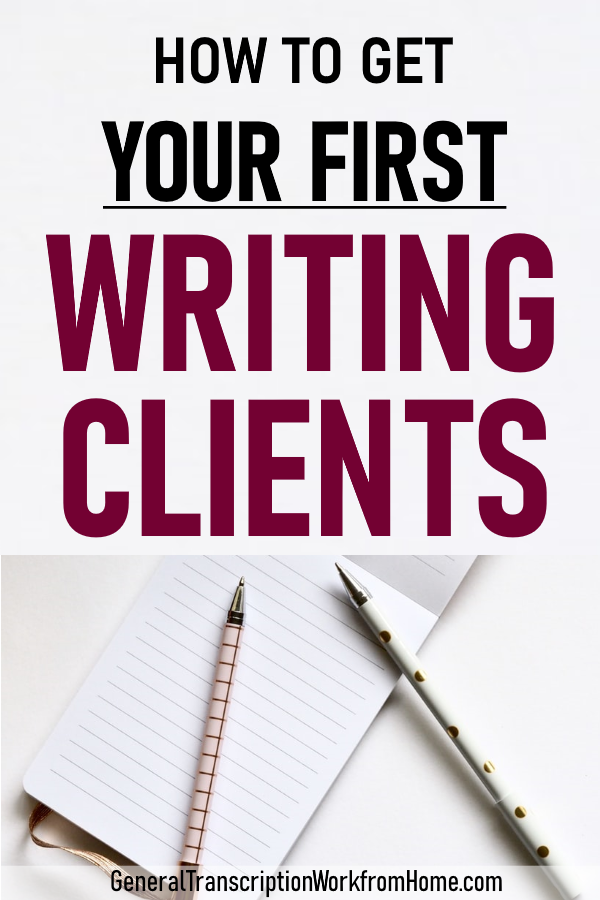 9 Proven Ways to Get Your First Freelance Writing Gig - Work from Home ...