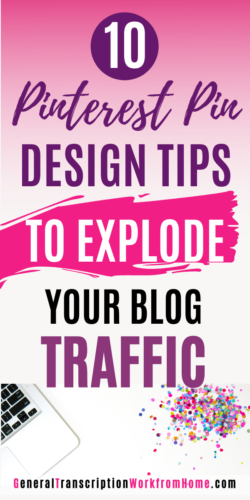 10 Pinterest Pin Design Tips to Boost Your Blog Traffic - Work from ...